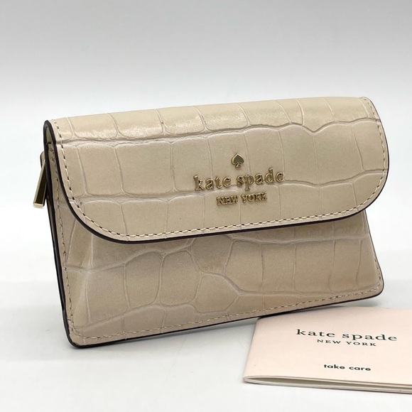kate spade | Bags | Kate Spade Dumpling Small Flap Card Holder Wallet ...